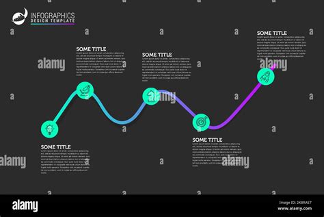 Infographic Design Template Creative Concept With 5 Steps Can Be Used For Workflow Layout