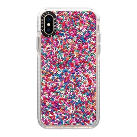 Magenta Sprinkle Phone Case With Rainbow Sprinkles