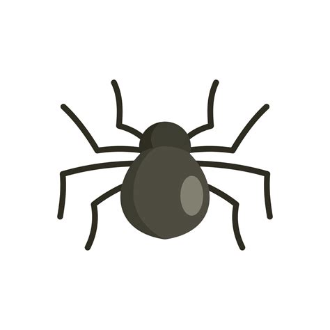 Female Mouse Spider Icon Flat Style 14432169 Vector Art At Vecteezy