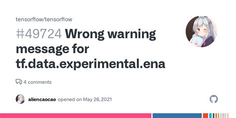 Wrong Warning Message For Tfdataexperimentalenabledebugmode · Issue 49724 · Tensorflow