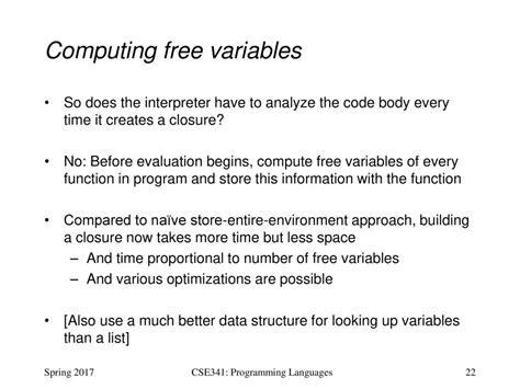 Cse341 Programming Languages Lecture 17 Implementing Languages