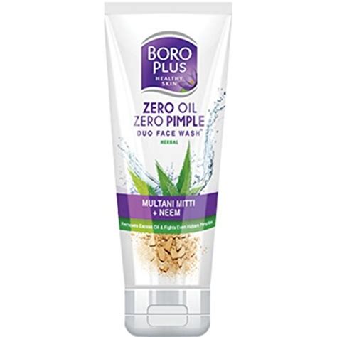 Emami Boro Plus Zero Oil Zero Pimple Face Wash 100ml Pack Of 2 Price