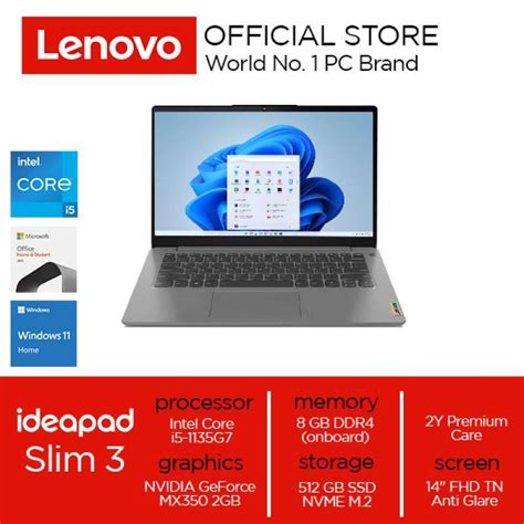 Jual Lenovo Ideapad Slim Itl Core I G Gb Gb Ssd Mx W Ohs Di Seller Lenovo