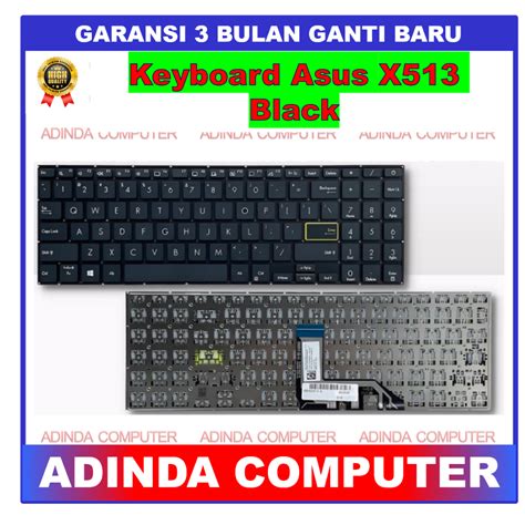 Keyboard Asus Vivobook Ultra 15 X513 K513eq M513ia V5100 Black Shopee