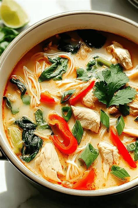 Thai Chicken Soup Recipe With Simple Ingredients 2024