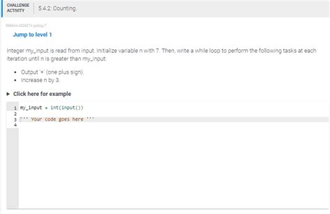 Solved 5 4 2 Counting Integer My Input Is Read From Input Chegg