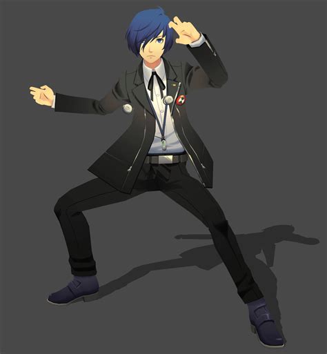 Makoto Yukis Fighting Pose R Persona