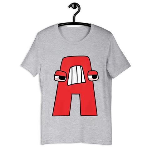 Emotion Letter A Alphabet Lore Shirt T Black Unisex T Shirt