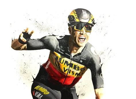 Jumbo Visma Cycling Wout Van Aert Artwork Catawiki