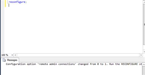 Sql Server Nedir Dac Dedicated Admin Connection