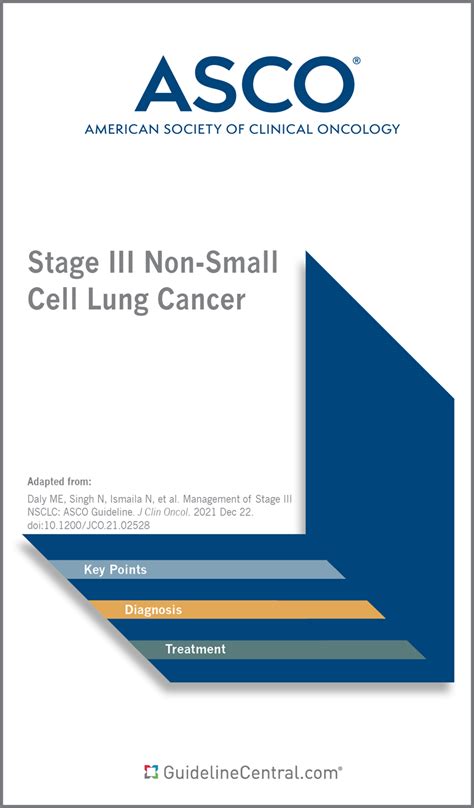 Stage III Non Small Cell Lung Cancer Clinical Guidelines Pocket Guide
