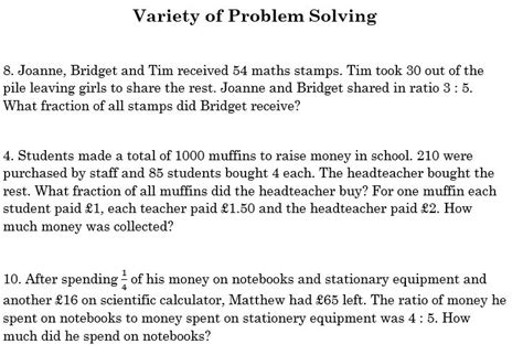 Challenging Worded Problem Solving On Fractions Teaching Resources