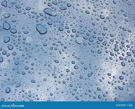 Drops On Car Stock Image Image Of Detail Liquid Rain 872287