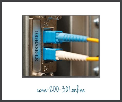 Fiber Optic Cabling Ccna 200 301