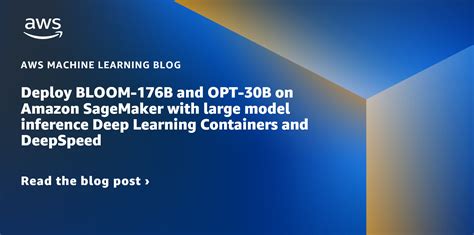 Deploy Bloom B And Opt B On Amazon Sagemaker With Large Model