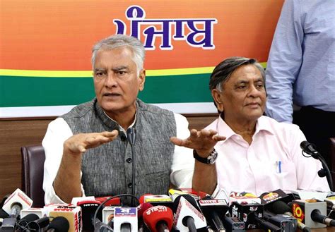 Bjp Punjab President Sunil Kumar Jakhar Addresses A Press Conference