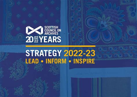 Sca Strategy 2022 23 Document Scottish Council On Archives