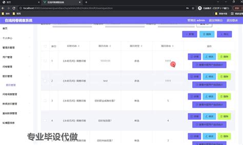 基于java的在线问卷调查系统的设计与实现java问卷调查功能数据库设计 Csdn博客