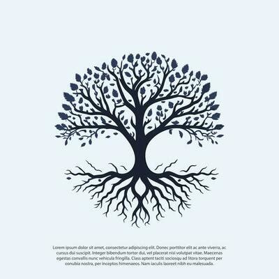 Tree Roots Vector Art Icons And Graphics For Free Download
