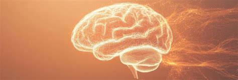 Abstract Concept Of Neural Connections And Brain Activity Stock Image