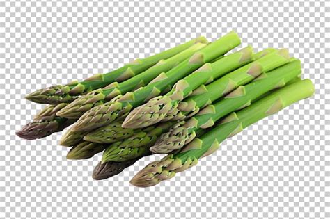 투명 한 배경에 고립 된 아스파라거스 프리미엄 Psd 파일