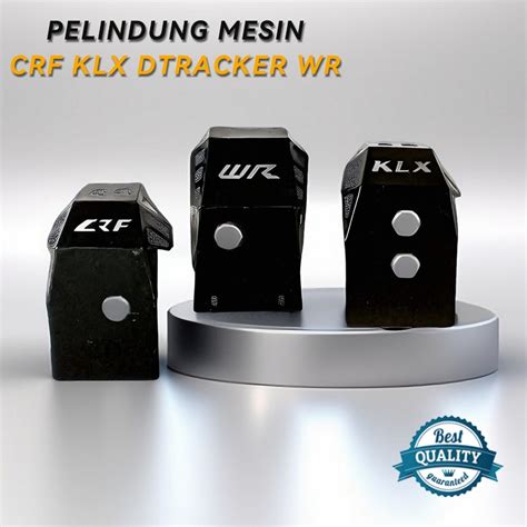 Jual Cover Mesin KLX 150 S L G BF D TRACKERS NEW CRF YAMAHA WR Engine Guard Pelindung Mesin