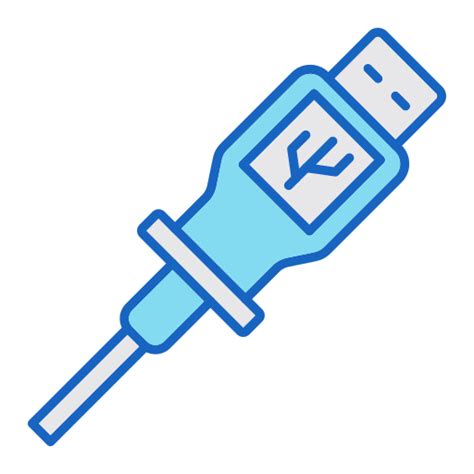 Usb Connector Generic Color Lineal Color Icon