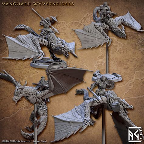 3d Printable Vanguard Wyvern Rider B Vanguard Fighters Guild By