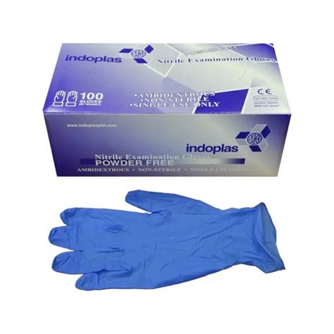 Indoplas Nitrile Examination Blue Vinyl Blend Heng De Pvc Blend