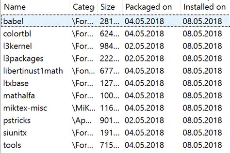 Tabu M Column Vertical Alignment Not Working After Package Updates