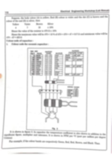 Solution Electrical Engineering Practical 16 Find Out Value Of Resistance Using Colour Code And