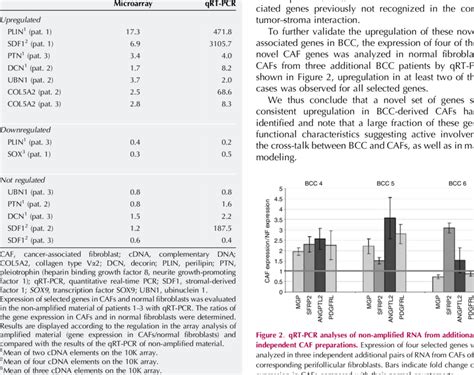 Qrt Pcr Evaluation Of Microarray Results Download Table