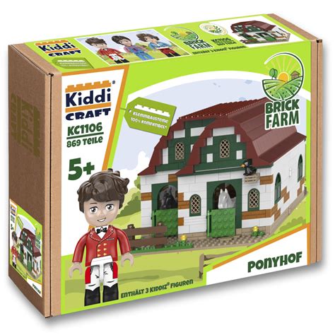 Kiddicraft KC1106 - Brick Farm - Pony Farm | KC1106