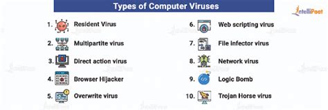 TYPES OF COMPUTER VIRUS