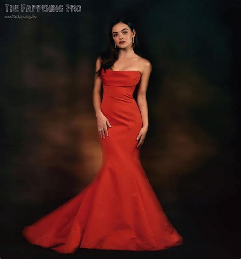 Lucy Hale Sexy Big Tits In Red Dress 8 Photos The Fappening