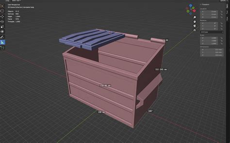 Small Dumpster Garbage Bin For Failed Prints Por Spanzeri Descargar Modelo Stl Gratuito