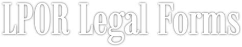 Lpor Legal Forms 2019 With Audio