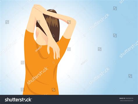 Muscles Stretching Posture Aches Treatment Shoulder Stock Vector