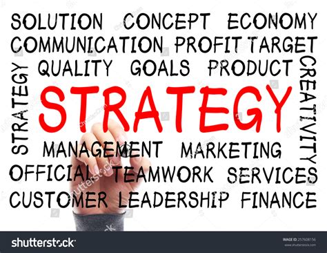 Strategy Word Cloud Written On Transparent Stock Photo Shutterstock