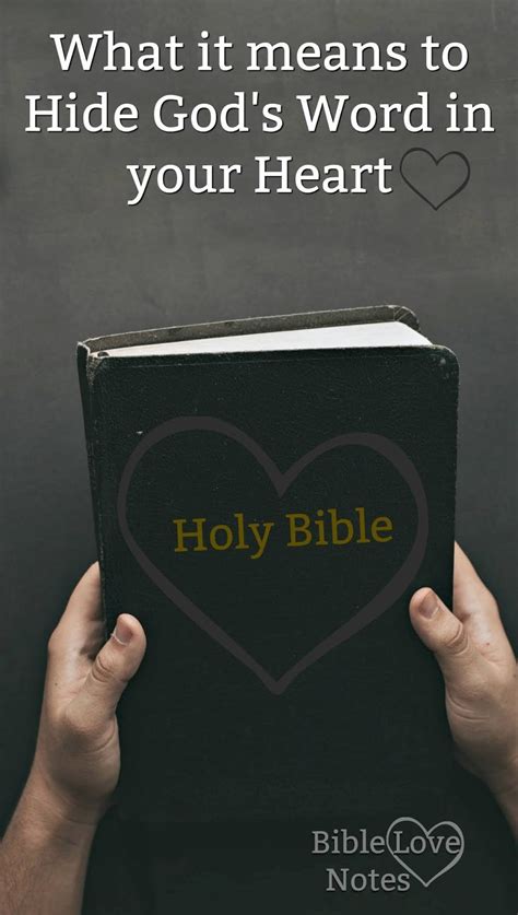 Bible Love Notes Hiding God S Word In Our Hearts