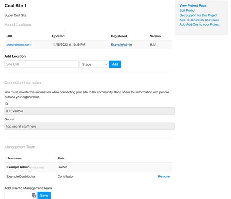 Managing Licenses Concrete Cms