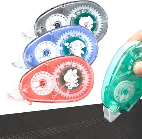 4 Pack Double Sided Tape Roller Office Products