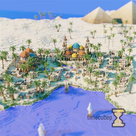 Made A Desert Village Rminecraftbuilds