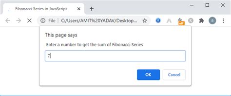 Fibonacci Series In Javascript Tpoint Tech