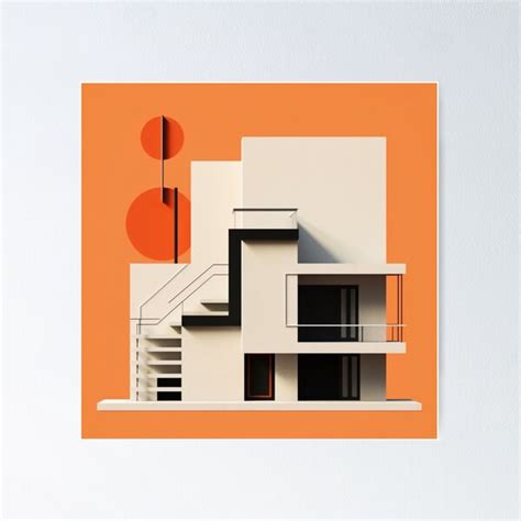 Beautiful Bauhaus Architecture Poster Poster Of Bauhaus Architectural