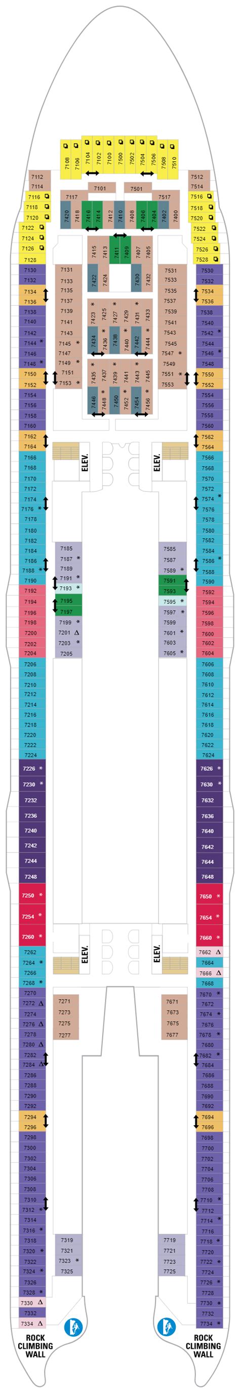 Symphony Of The Seas Deck Plan Royal Caribbean Rol Cruise