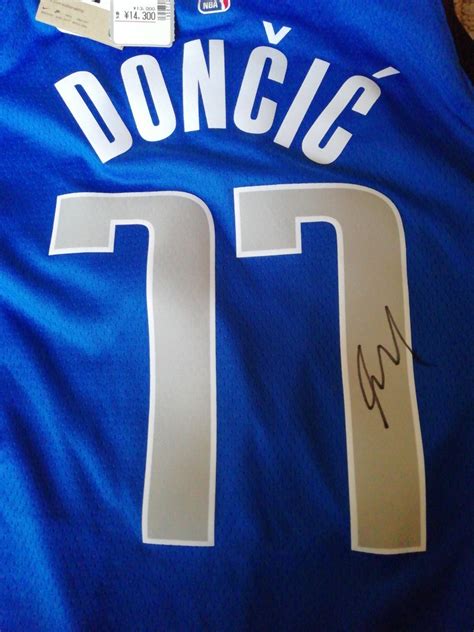 【未使用】直筆サイン入り】ルカ ドンチッチ Nba ダラス マーベリックス ジャージ ユニフォーム バスケw杯 スロベニア代表の落札情報詳細