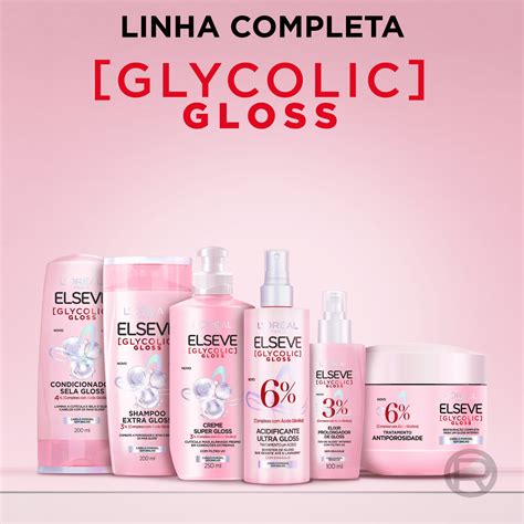 Creme De Tratamento Elseve Loréal Paris Glycolic Gloss Beleza Na Web