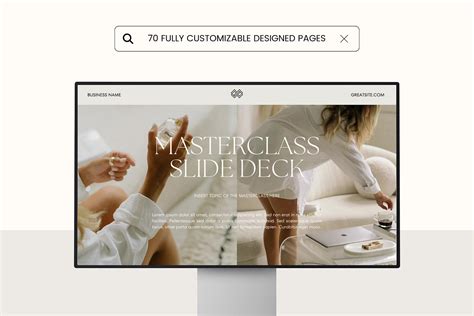 Canva Slide Deck Masterclass Webinar A Presentation Template By