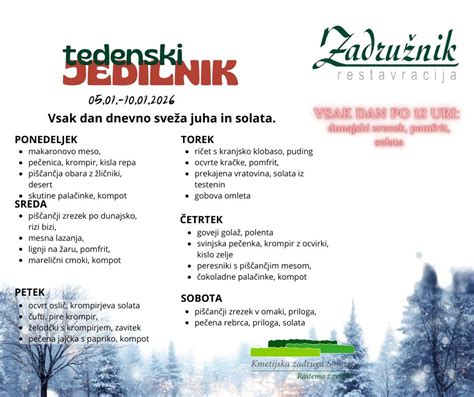 Kmetijska 🌮naj Se Novo Leto Prične Z Dobro Hrano V Restavracijah